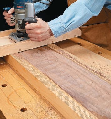 Surfacing Stock By Router Planing | Woodsmith
